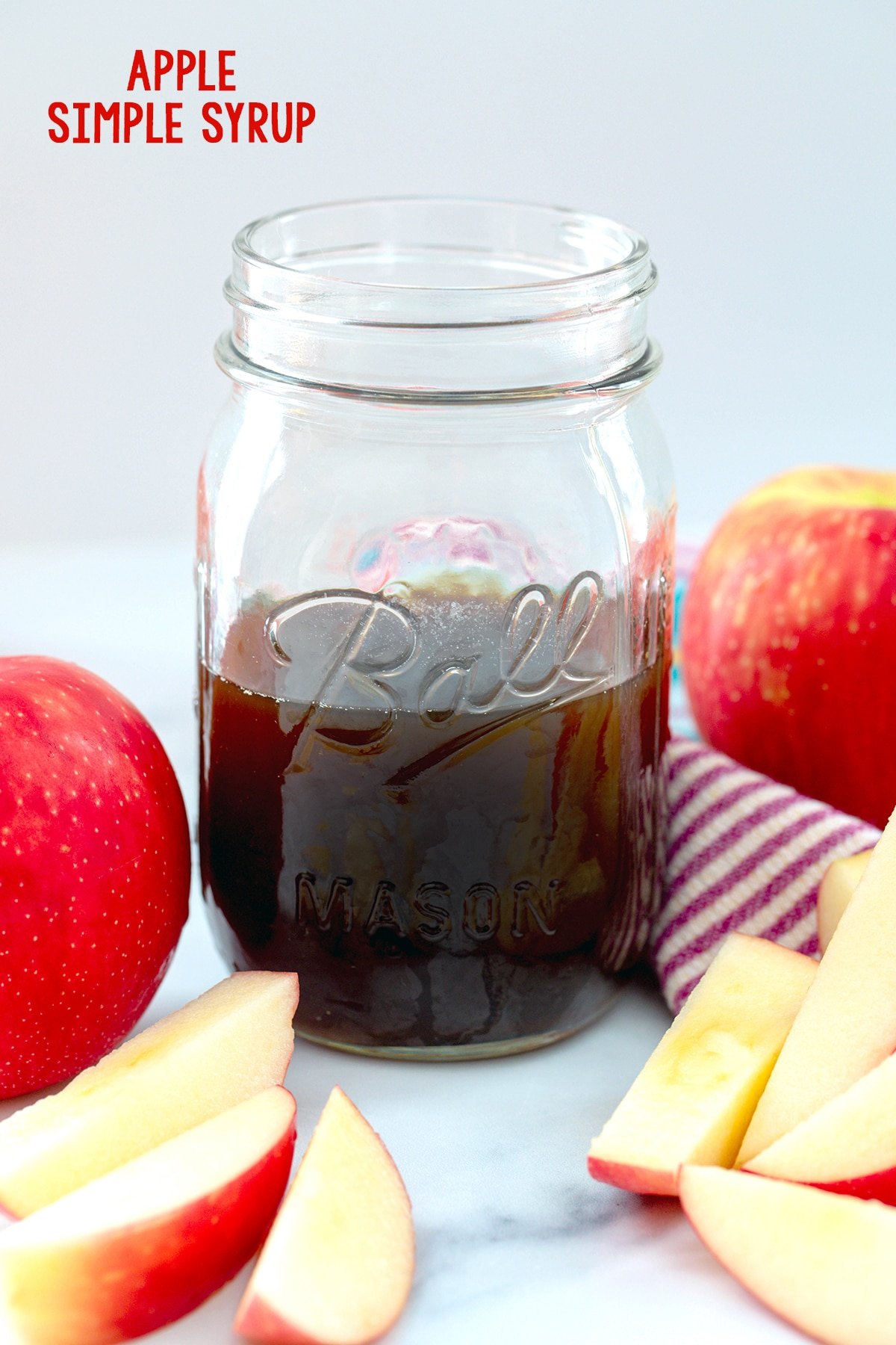 Apple Simple Syrup Recipe - We are not Martha