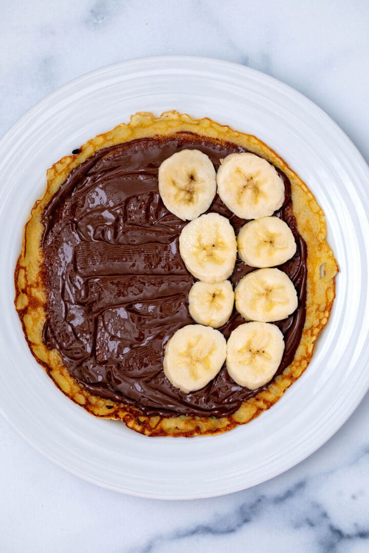 Banana Crepes with Nutella Recipe - We are not Martha