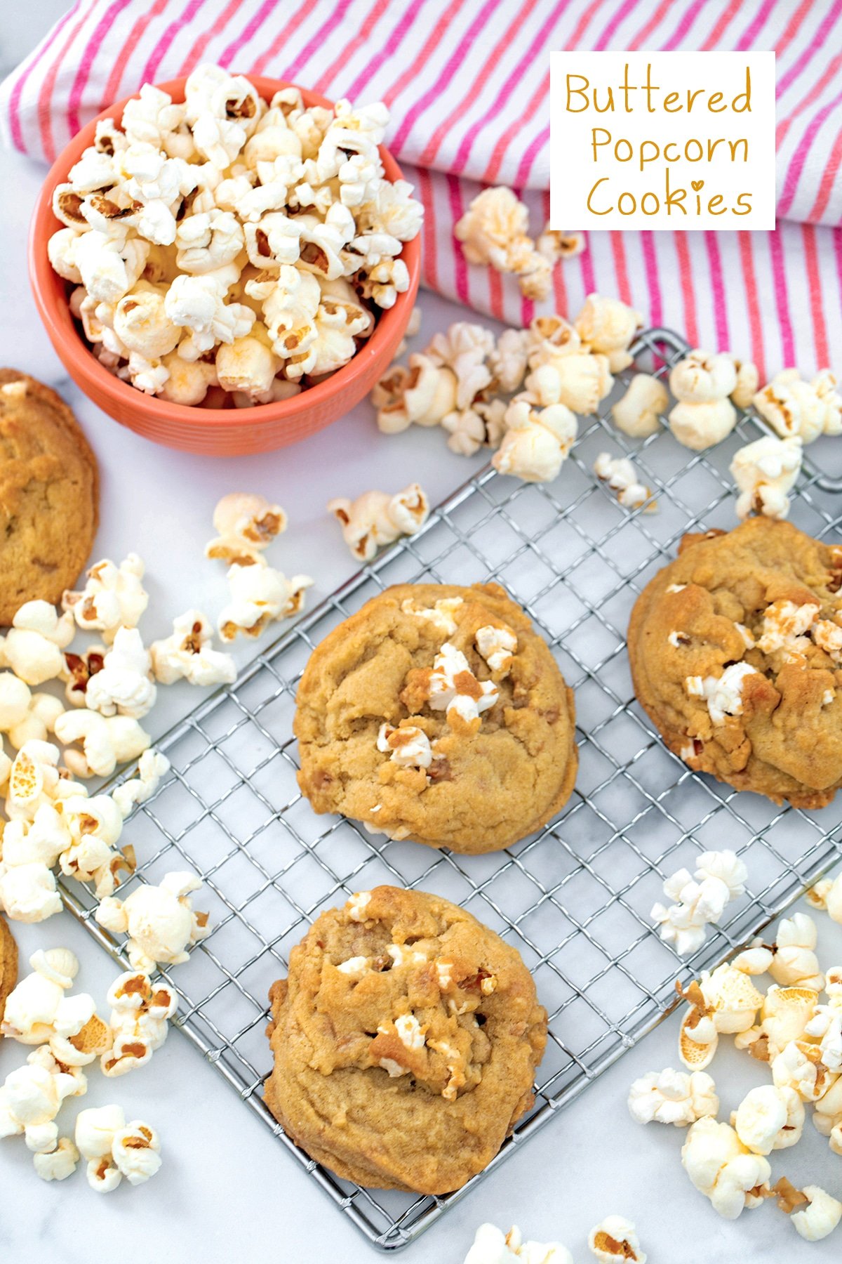 Buttered Popcorn Cookies Recipe | We are not Martha