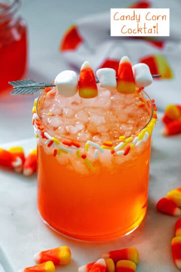 Candy Corn Cocktail Recipe - We are not Martha