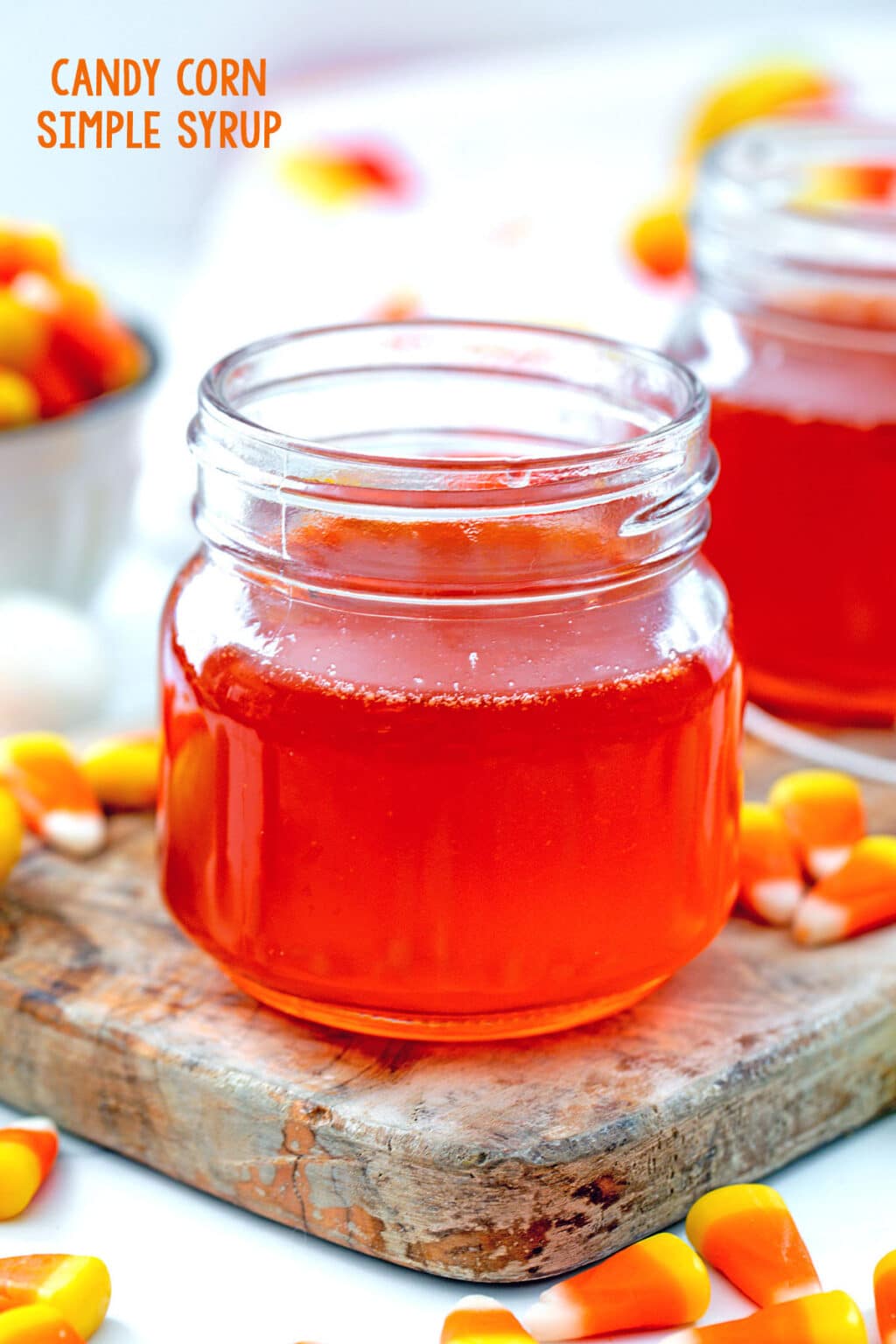 Candy Corn Simple Syrup Recipe - We are not Martha