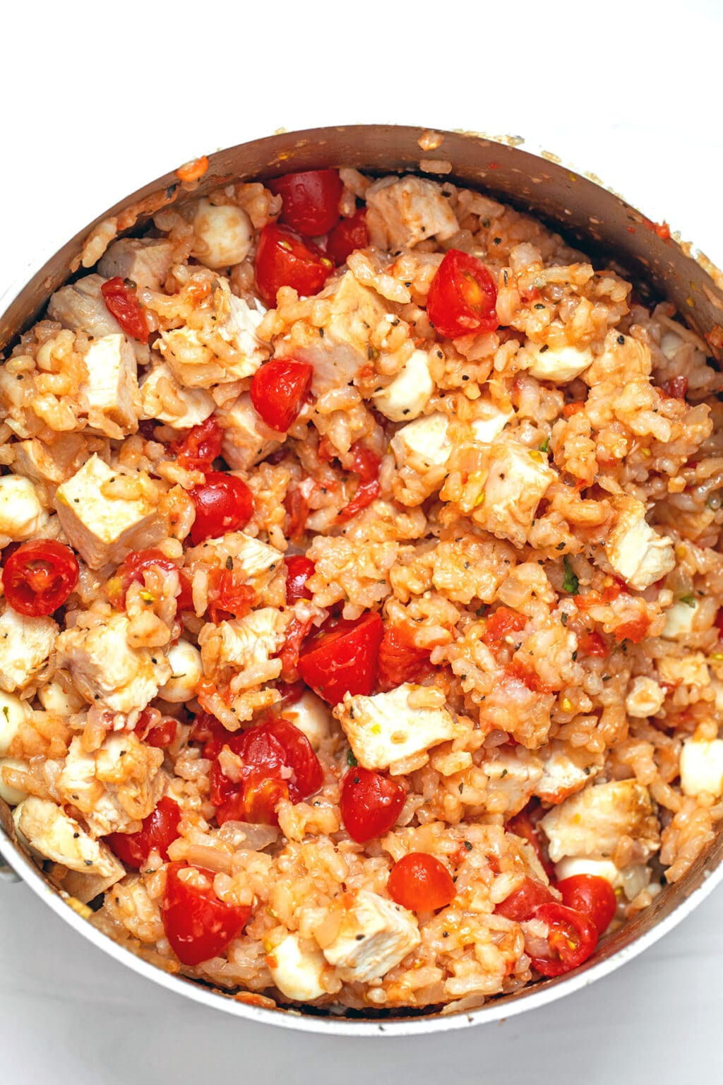 Chicken Parmesan Risotto Recipe | We are not Martha