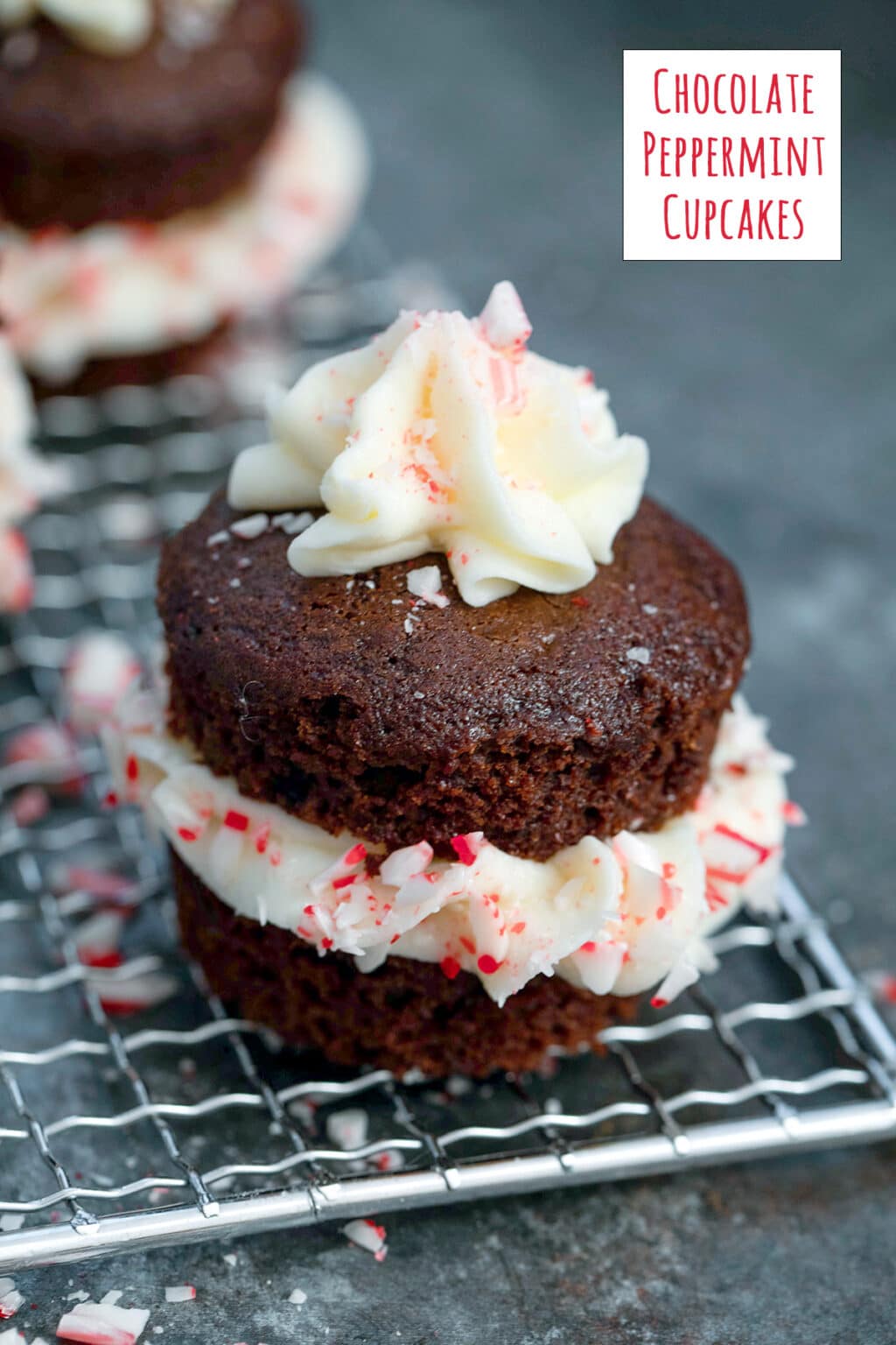 Chocolate Peppermint Cupcakes Recipe | We are not Martha