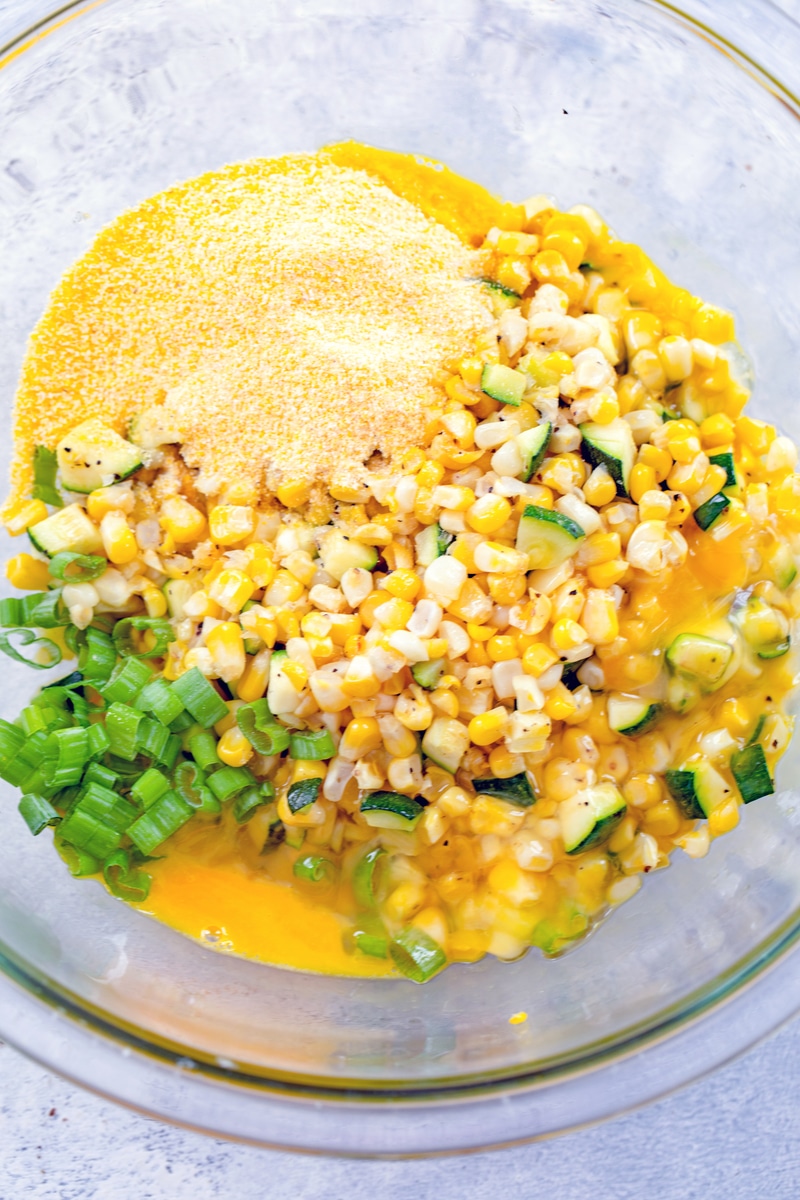 Fresh Corn Cakes with Feta Recipe | We are not Martha