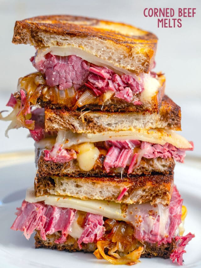 Corned Beef Melts Recipe - We are not Martha