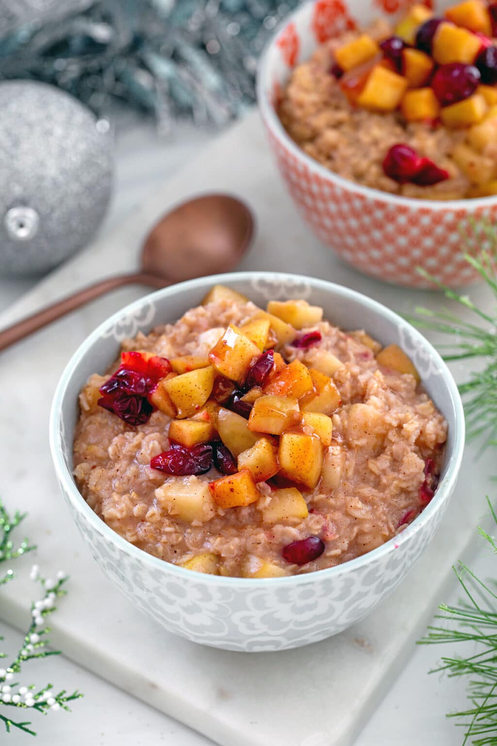 Cranberry Apple Oatmeal Recipe - We are not Martha