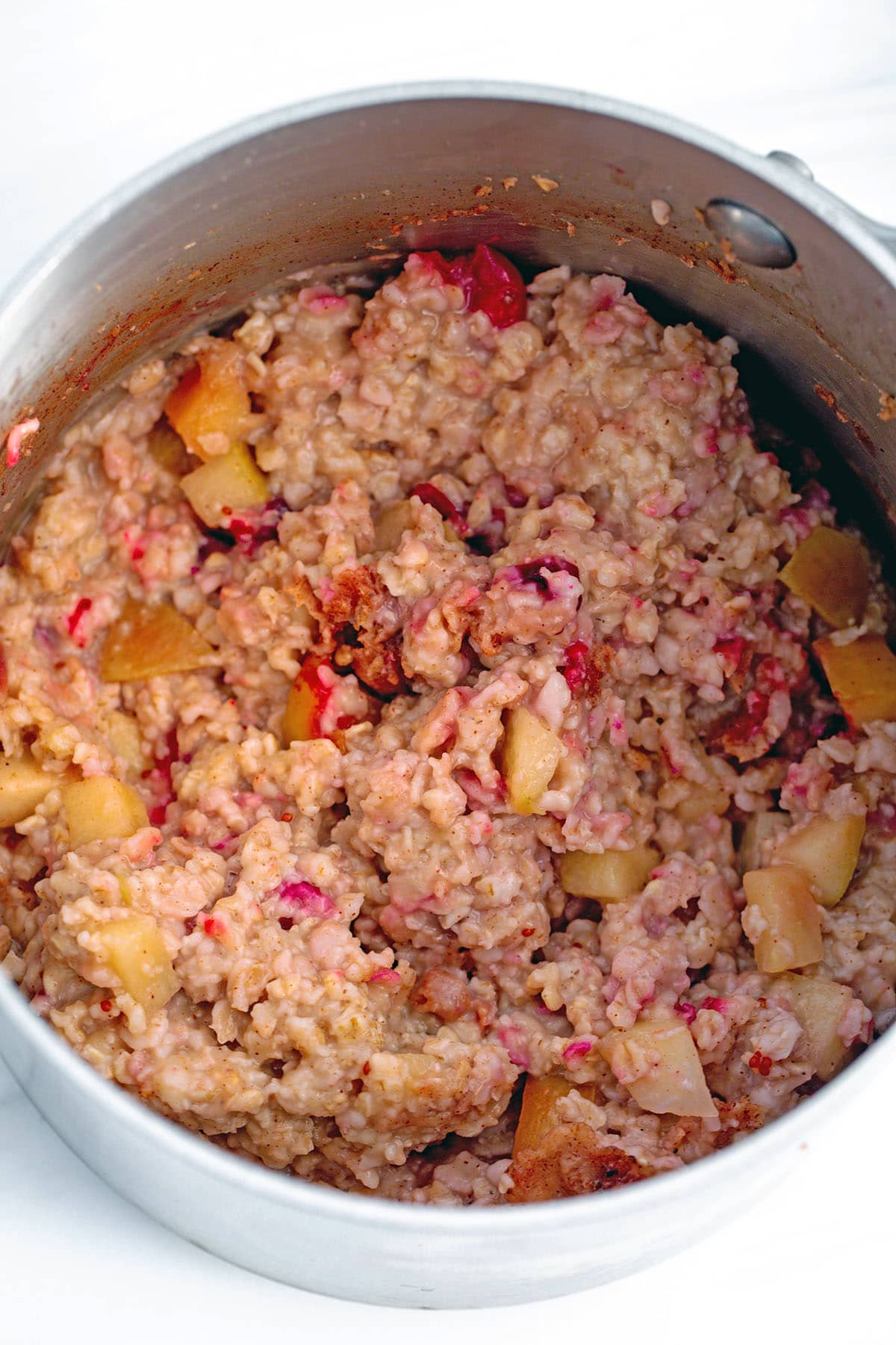 Cranberry Apple Oatmeal Recipe - We are not Martha