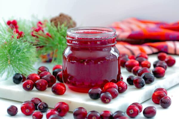 Cranberry Simple Syrup Recipe - We are not Martha