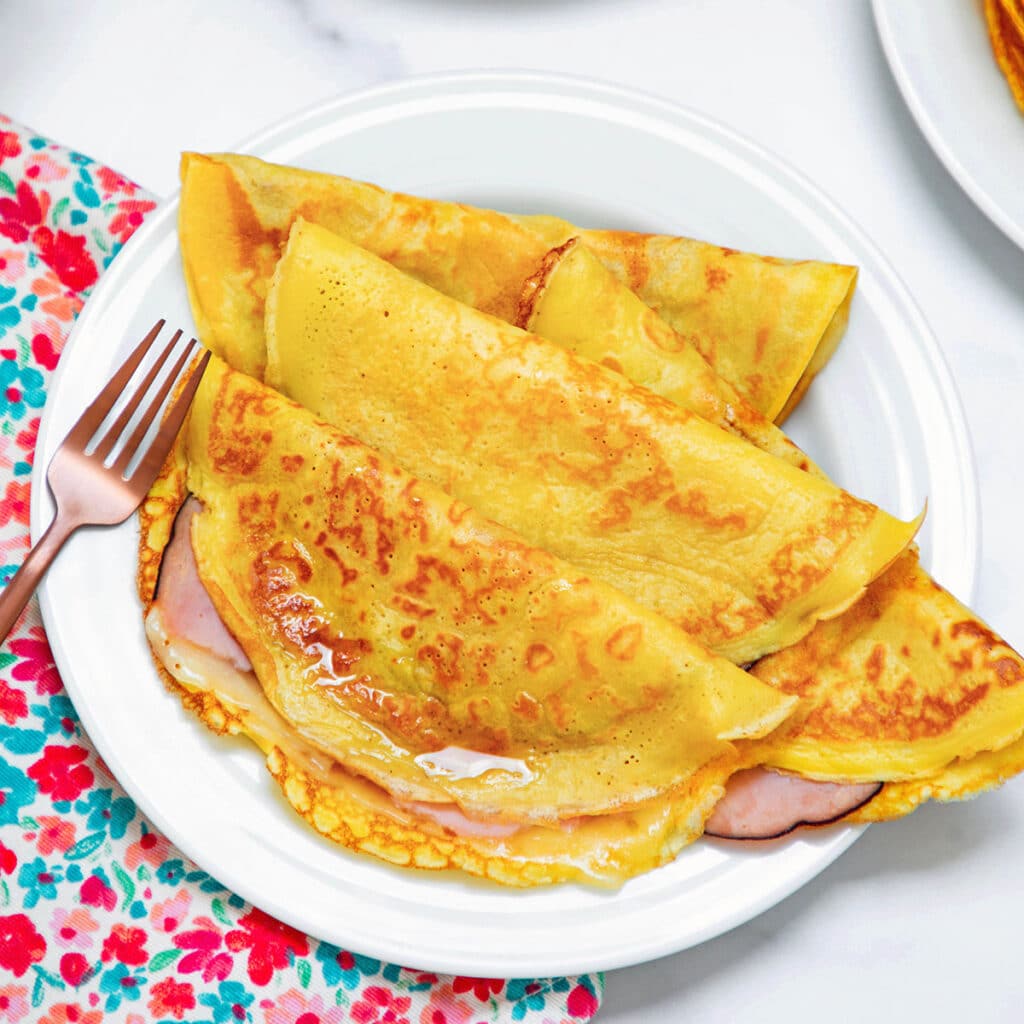 Bacon, Egg, and Cheese Crepes Recipe | We are not Martha