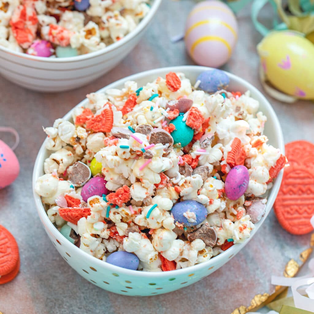 Easter Candy Popcorn Recipe - We are not Martha