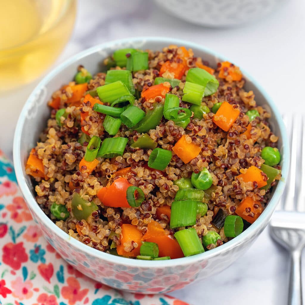 Easy Quinoa Fried Rice Recipe | We are not Martha