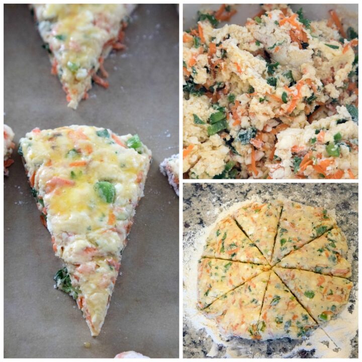 Eat Your Vegetables Savory Scones Recipe - We are not Martha
