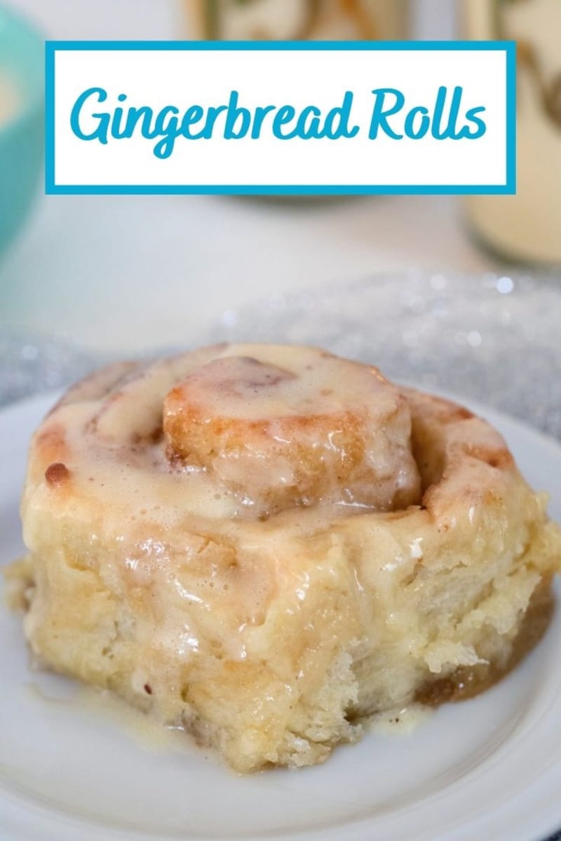Gingerbread Rolls with Eggnog Glaze Recipe | We are not Martha