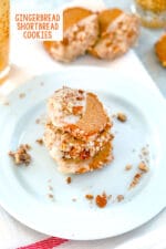 Gingerbread Shortbread Cookies Recipe | We are not Martha