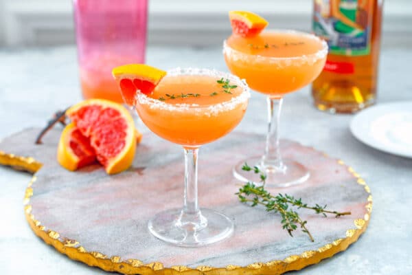 Grapefruit Lillet Cocktail Recipe | We are not Martha