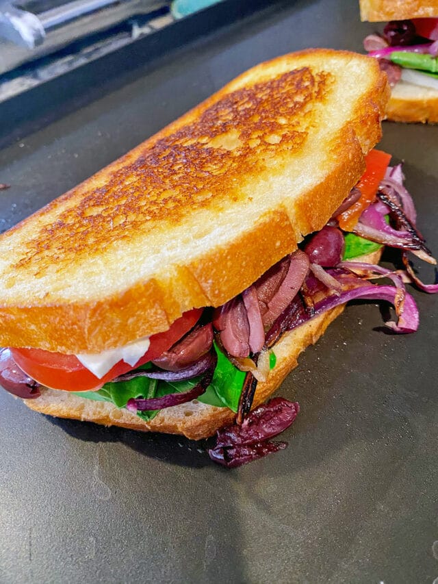 Greek Grilled Cheese Recipe | We are not Martha