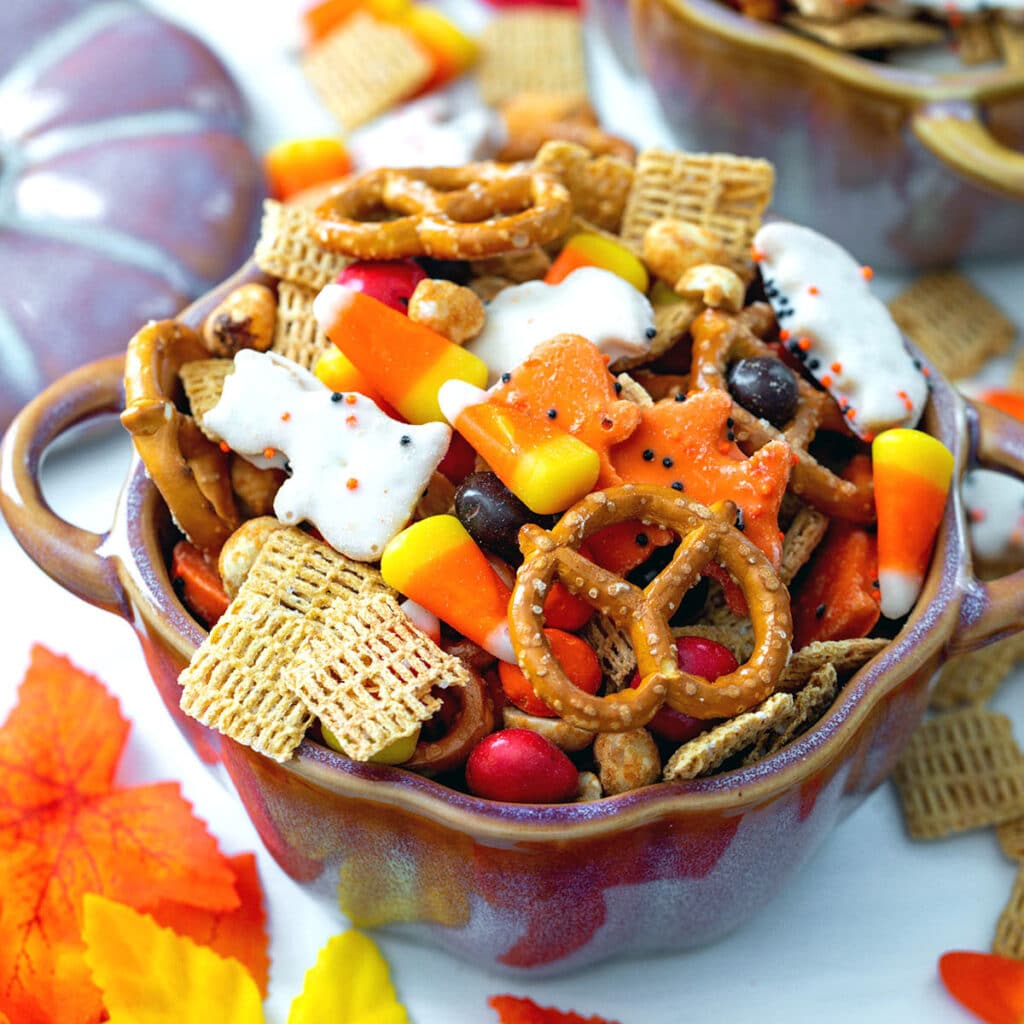 Halloween Trail Mix Recipe - We are not Martha