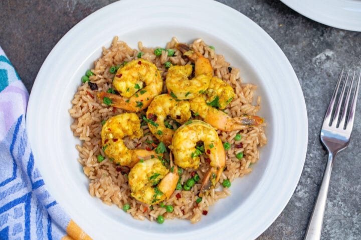 Indian Style Shrimp and Rice Recipe | We are not Martha
