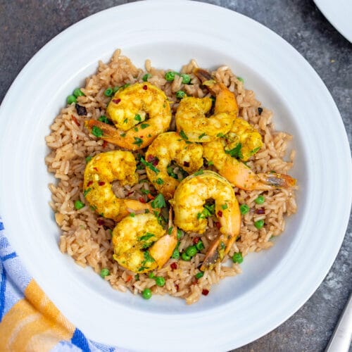 Indian Style Shrimp and Rice Recipe | We are not Martha