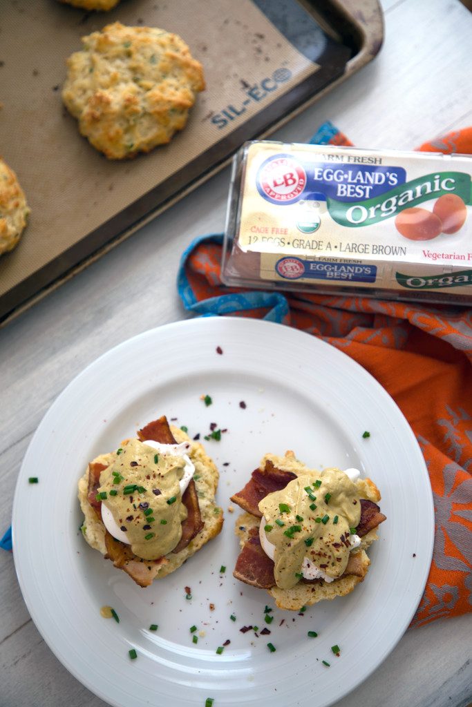 Jalapeño Biscuit Eggs Benedict | We are not Martha
