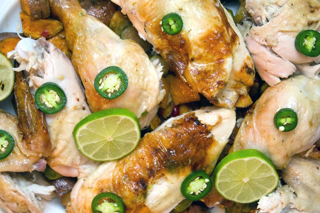 Jalapeño Lime Roast Chicken Recipe | We are not Martha