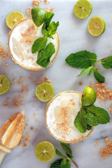 Key Lime Pie Mojito Cocktail Recipe - We are not Martha