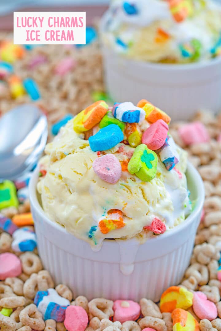 Lucky Charms Ice Cream Recipe - We are not Martha
