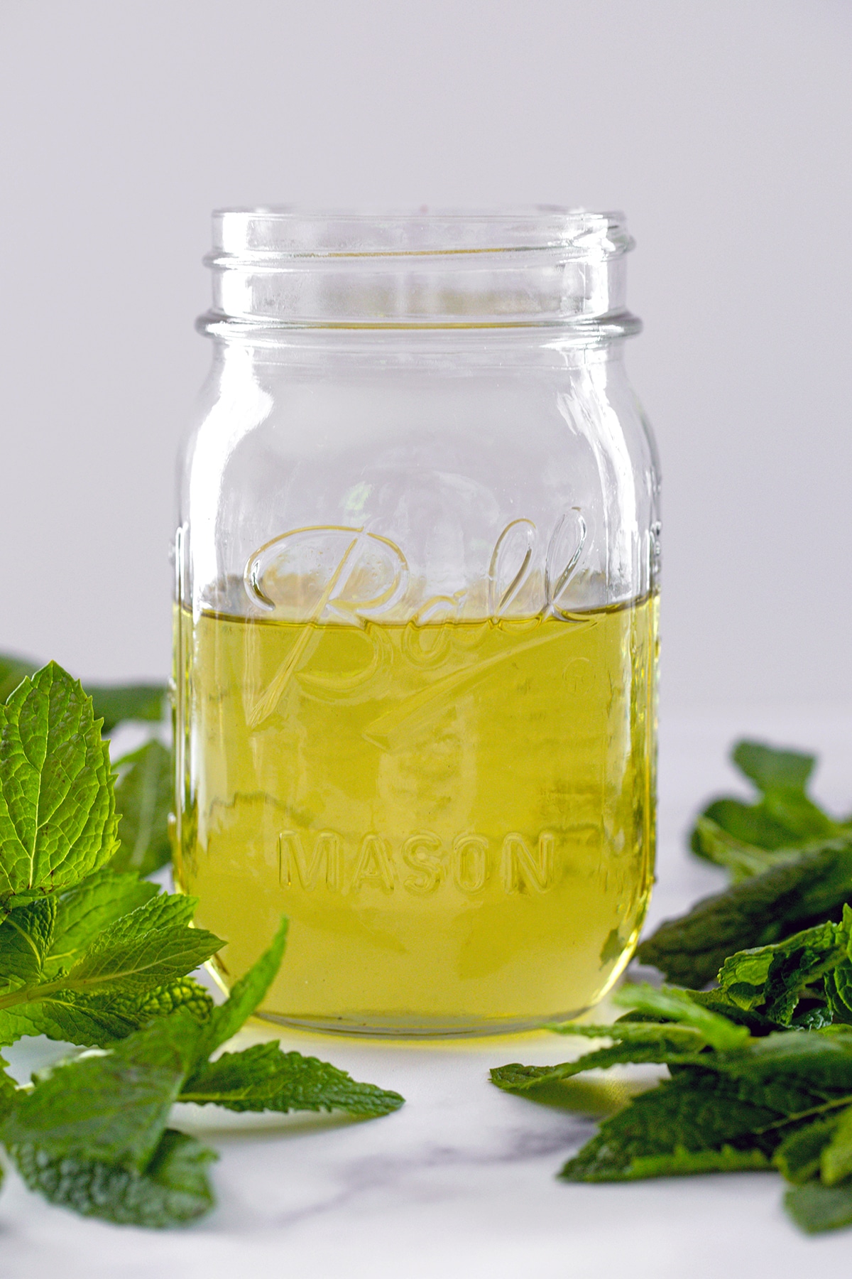 Mint Simple Syrup Recipe | We are not Martha
