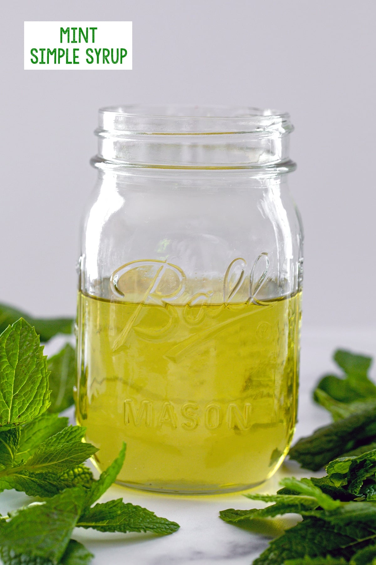 Mint Simple Syrup Recipe | We are not Martha