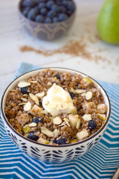 Overnight Bulgur Breakfast Bowls Recipe | We are not Martha