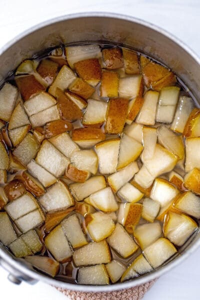 Pear Simple Syrup Recipe - We are not Martha