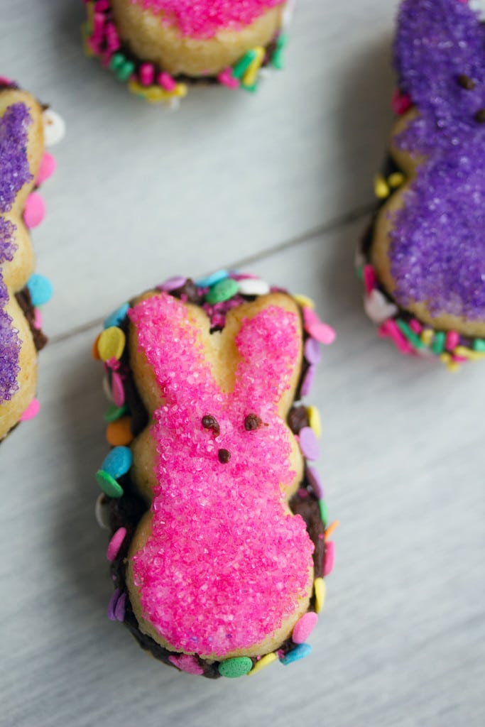 Peeps Fudge Sandwich Cookies Recipe | We are not Martha