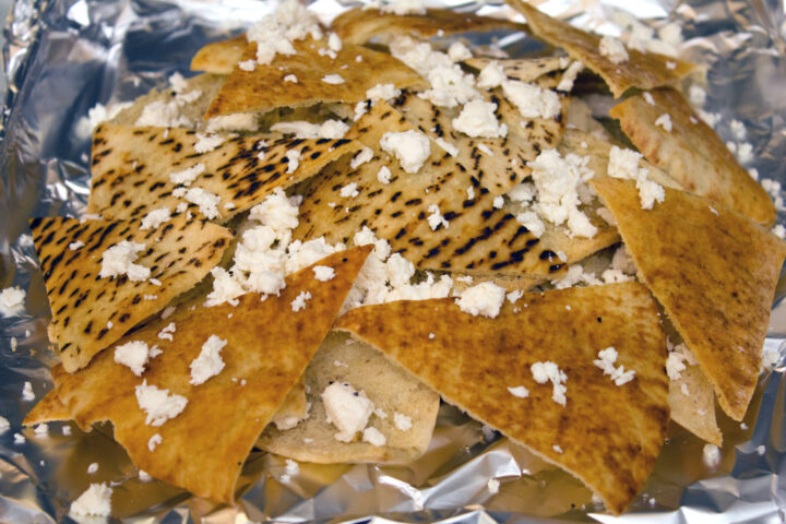 Greek Nachos with Ground Lamb Recipe | We are not Martha