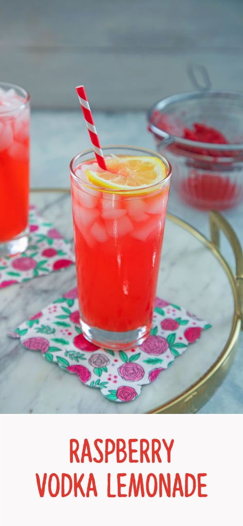 Raspberry Vodka Lemonade Recipe | We are not Martha