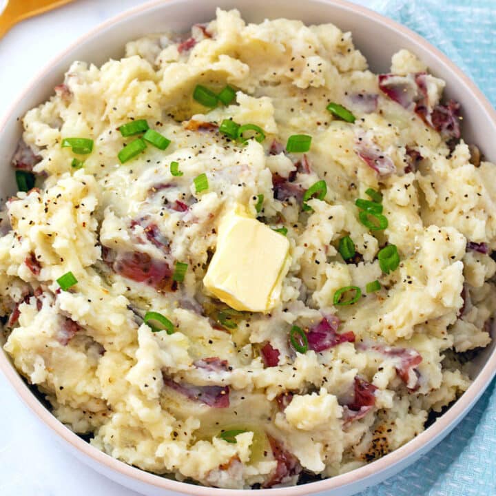 Red Skin Mashed Potatoes Recipe - We are not Martha