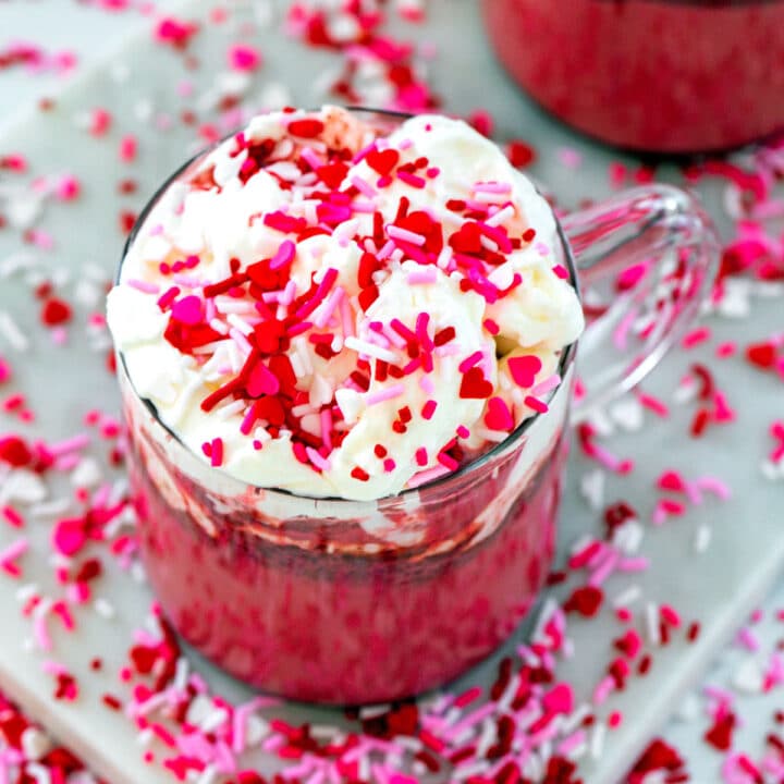 Red Velvet Latte Recipe - We are not Martha