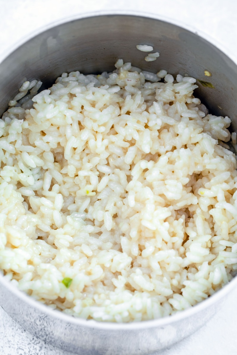 BLT Risotto Recipe {bacon, basil, and tomato) - We are not Mrtha