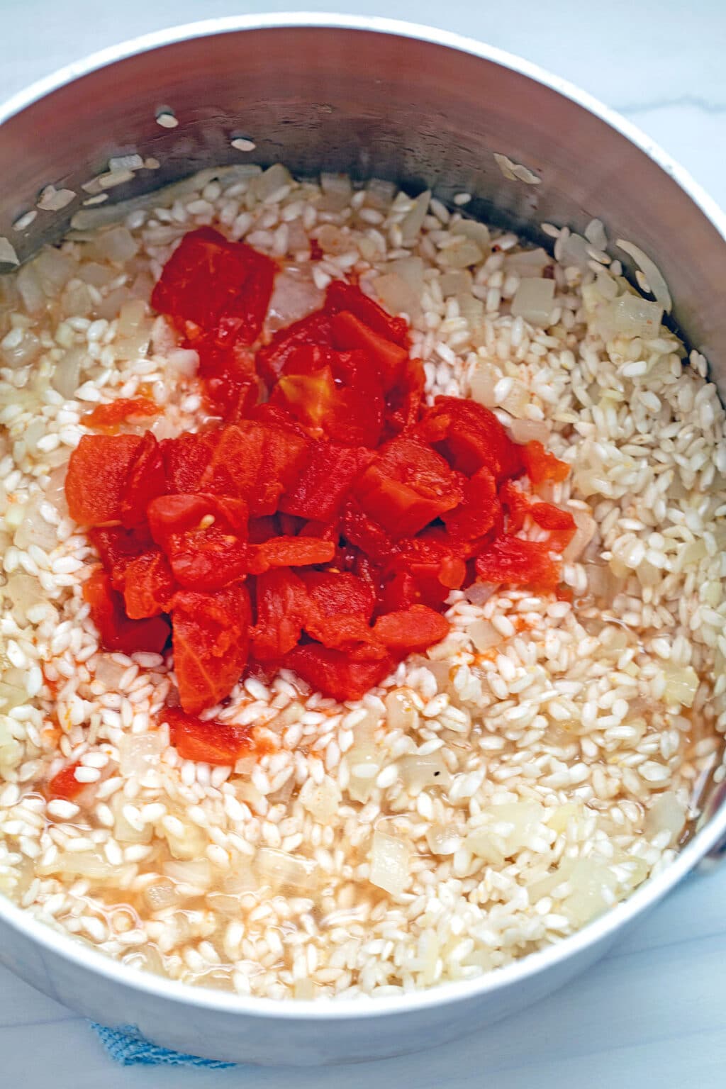 Chicken Parmesan Risotto Recipe | We are not Martha