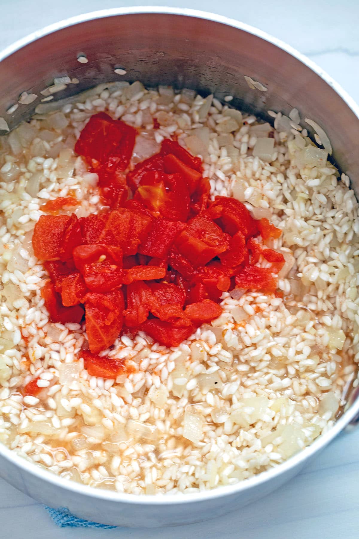 Chicken Parmesan Risotto Recipe | We are not Martha