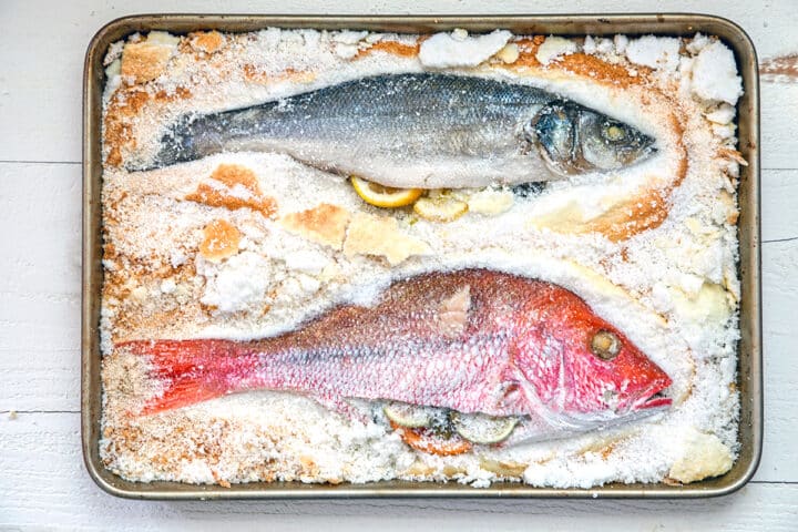 Salt Baked Fish Recipe - We are not Martha
