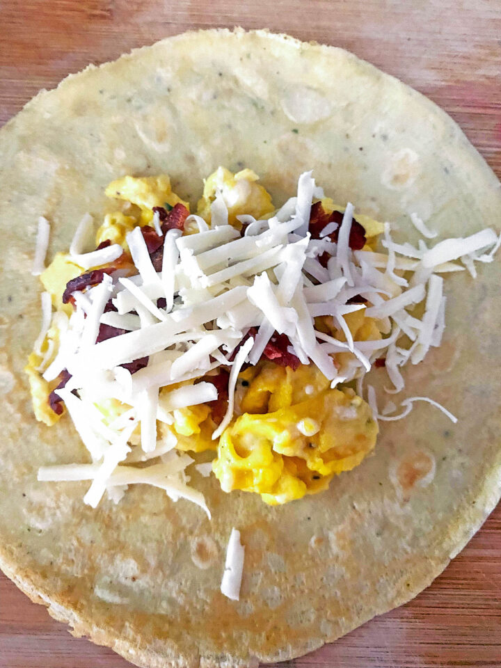 Bacon, Egg, and Cheese Crepes Recipe | We are not Martha
