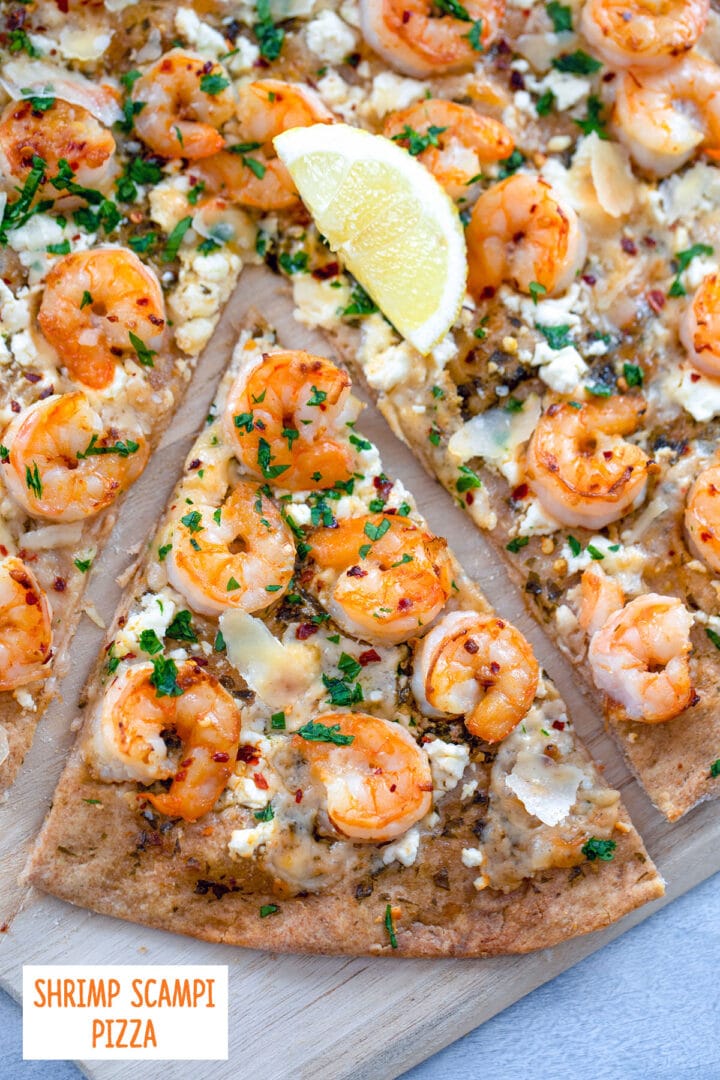 Shrimp Scampi Pizza Recipe | We are not Martha