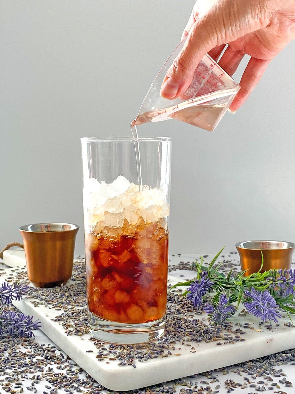 Iced Lavender Latte Recipe | We are not Martha