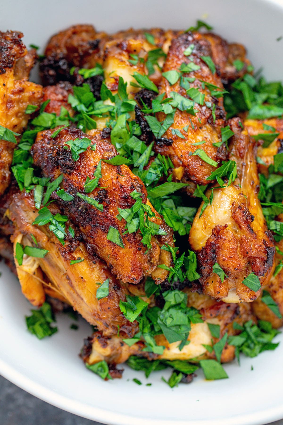 Sizzling Garlic Chicken Wings Recipe - We are not Martha