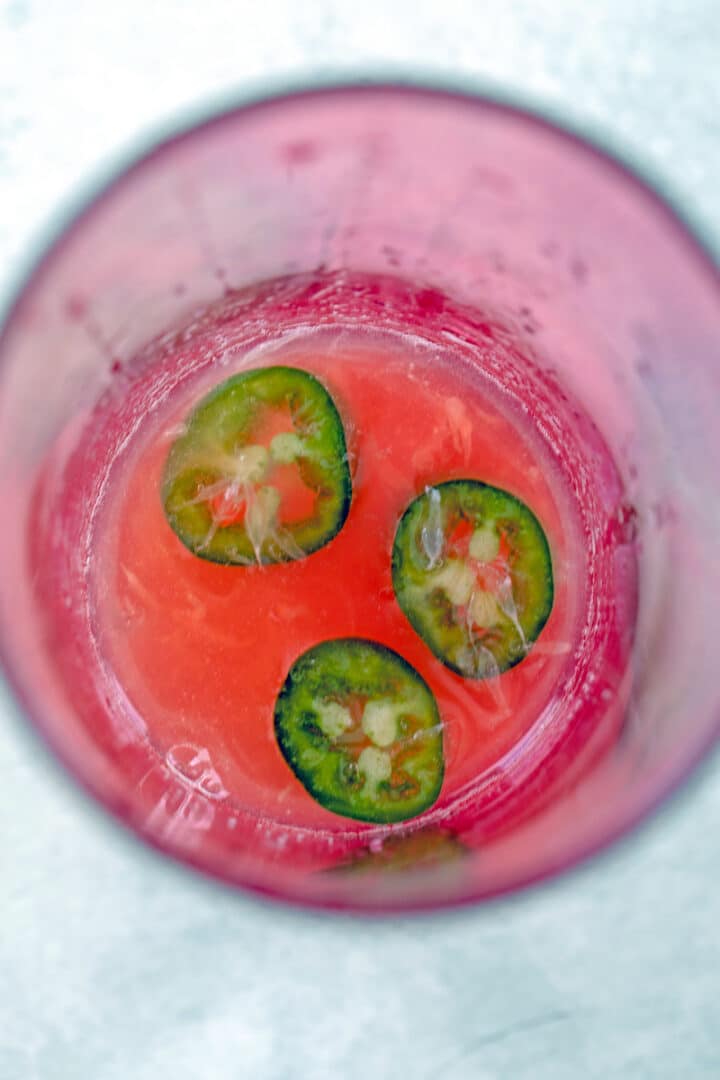 Spicy Raspberry Whiskey Sour Recipe | We are not Martha