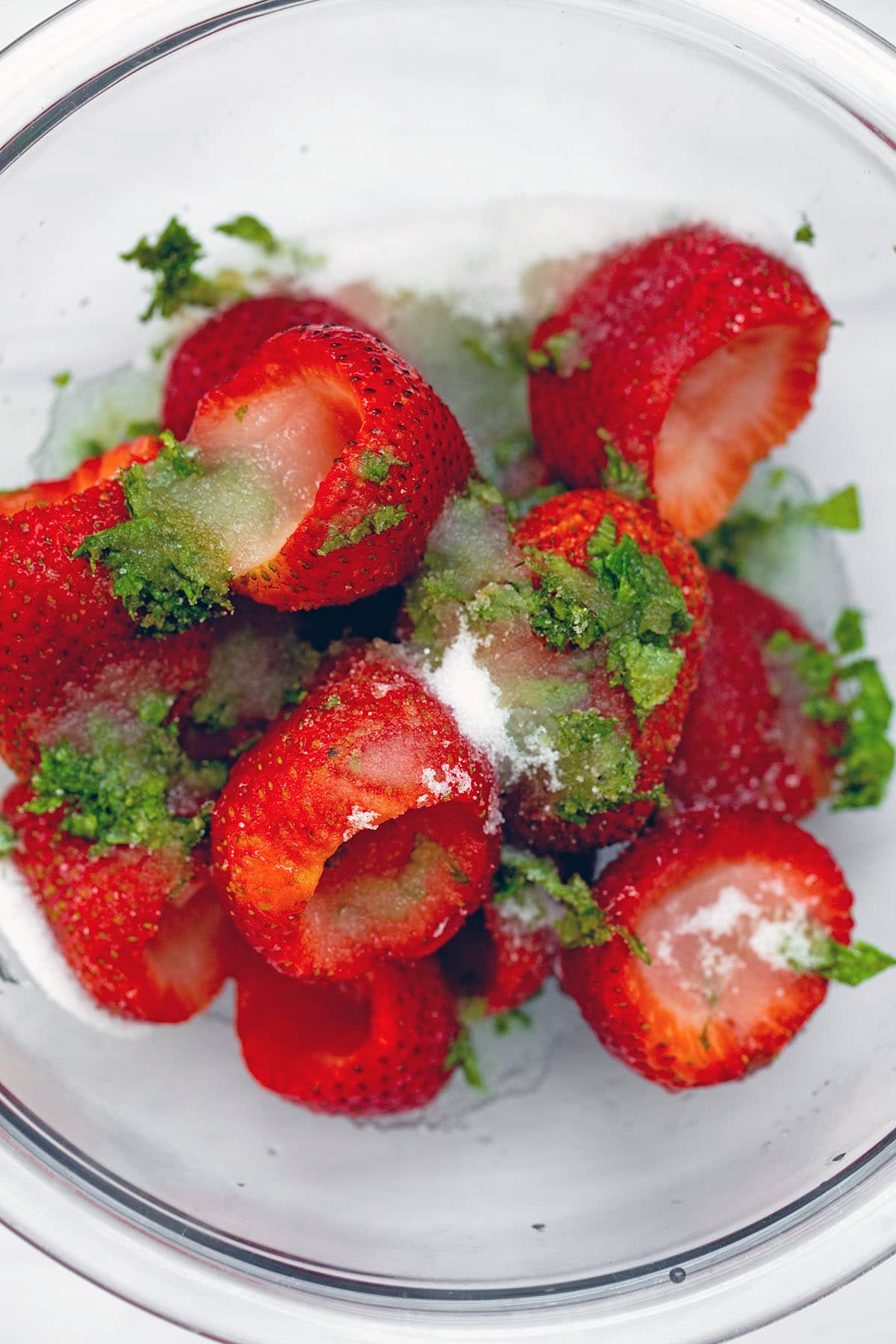 Strawberry Mint Ice Cream Recipe - We are not Martha