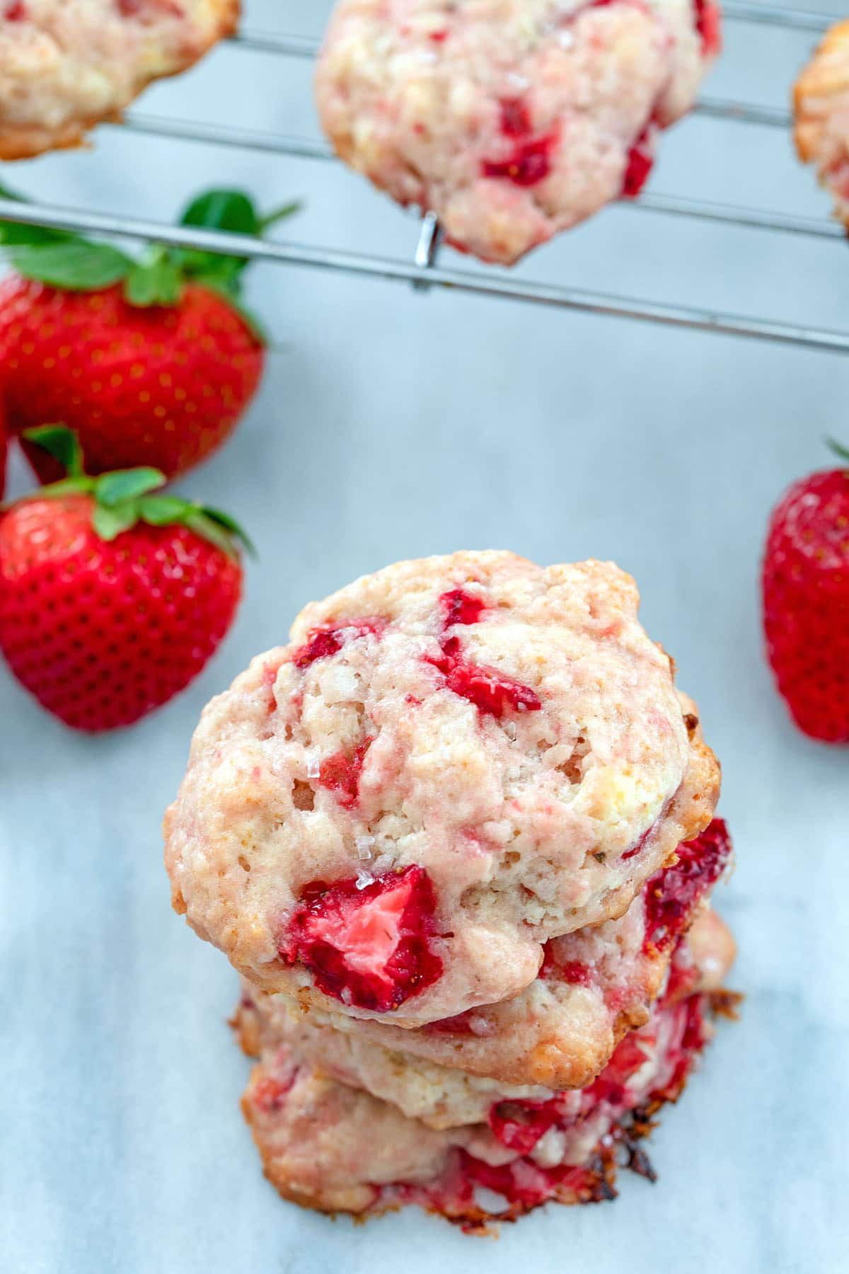 Strawberry Shortcake Cookies Recipe - We are not Martha