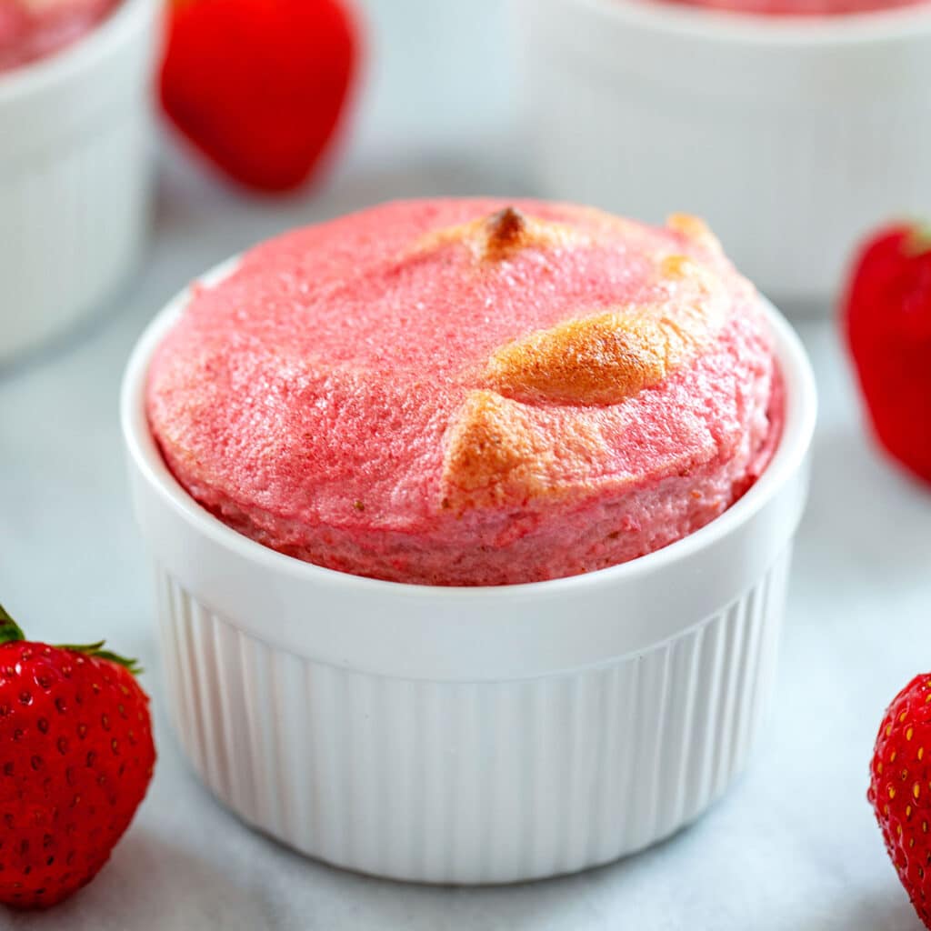 Strawberry Souffle Dessert Recipe | We are not Martha