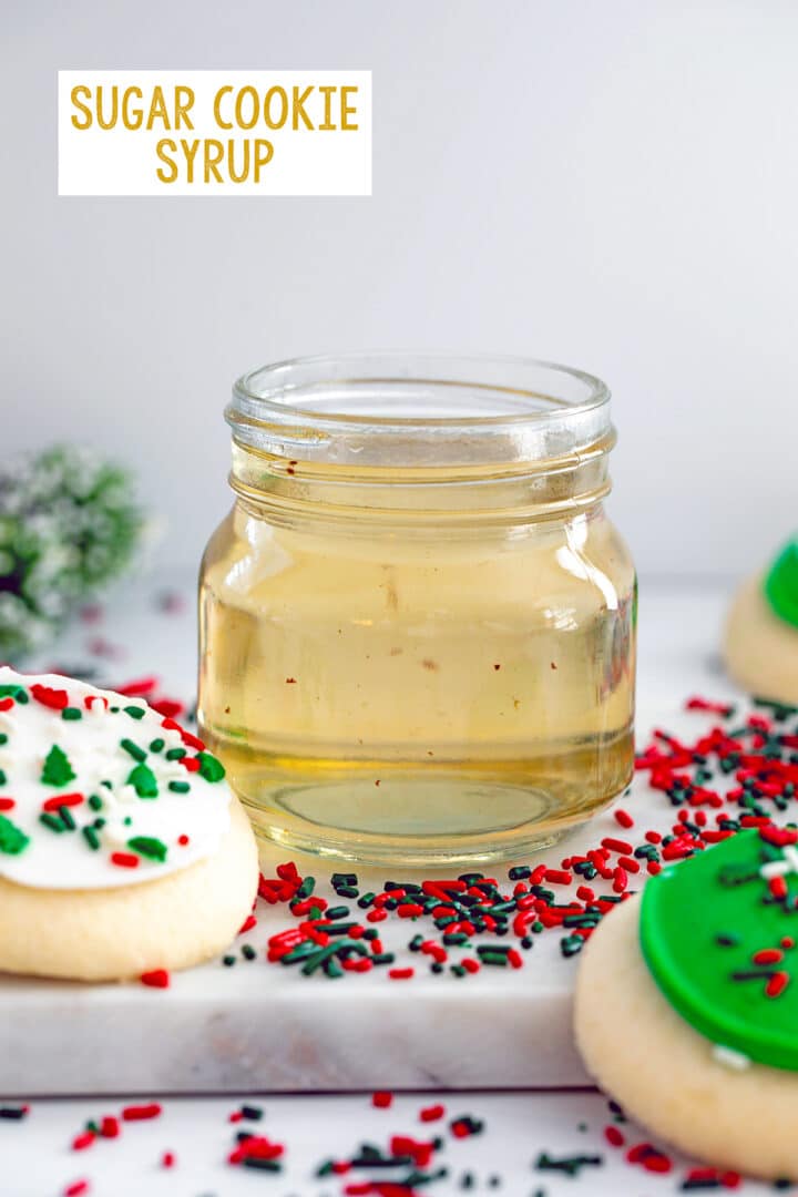 Sugar Cookie Syrup Recipe - We are not Martha