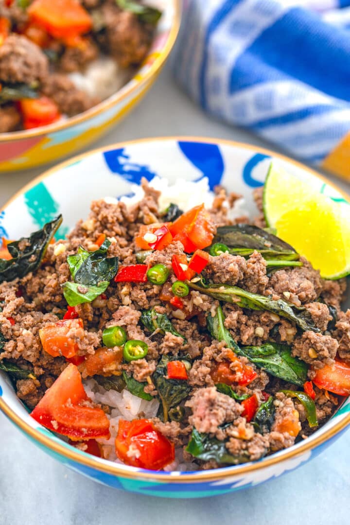 Thai Beef Basil Dinner Recipe | We are not Martha